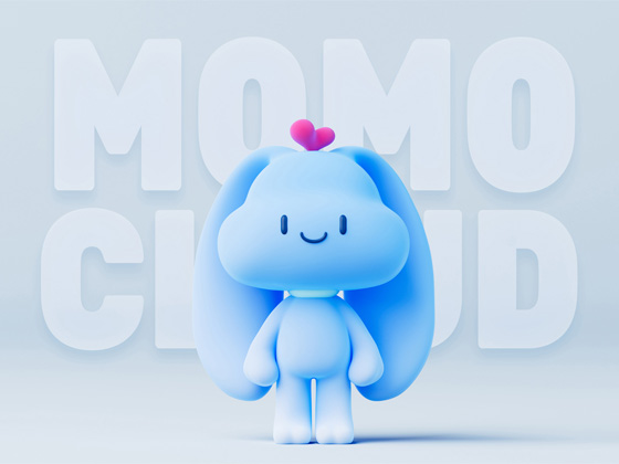 MOMO CLOUD - 虚幻映未来-虚拟IP形象创意设计大赛参赛作品 - 优设网设计大赛